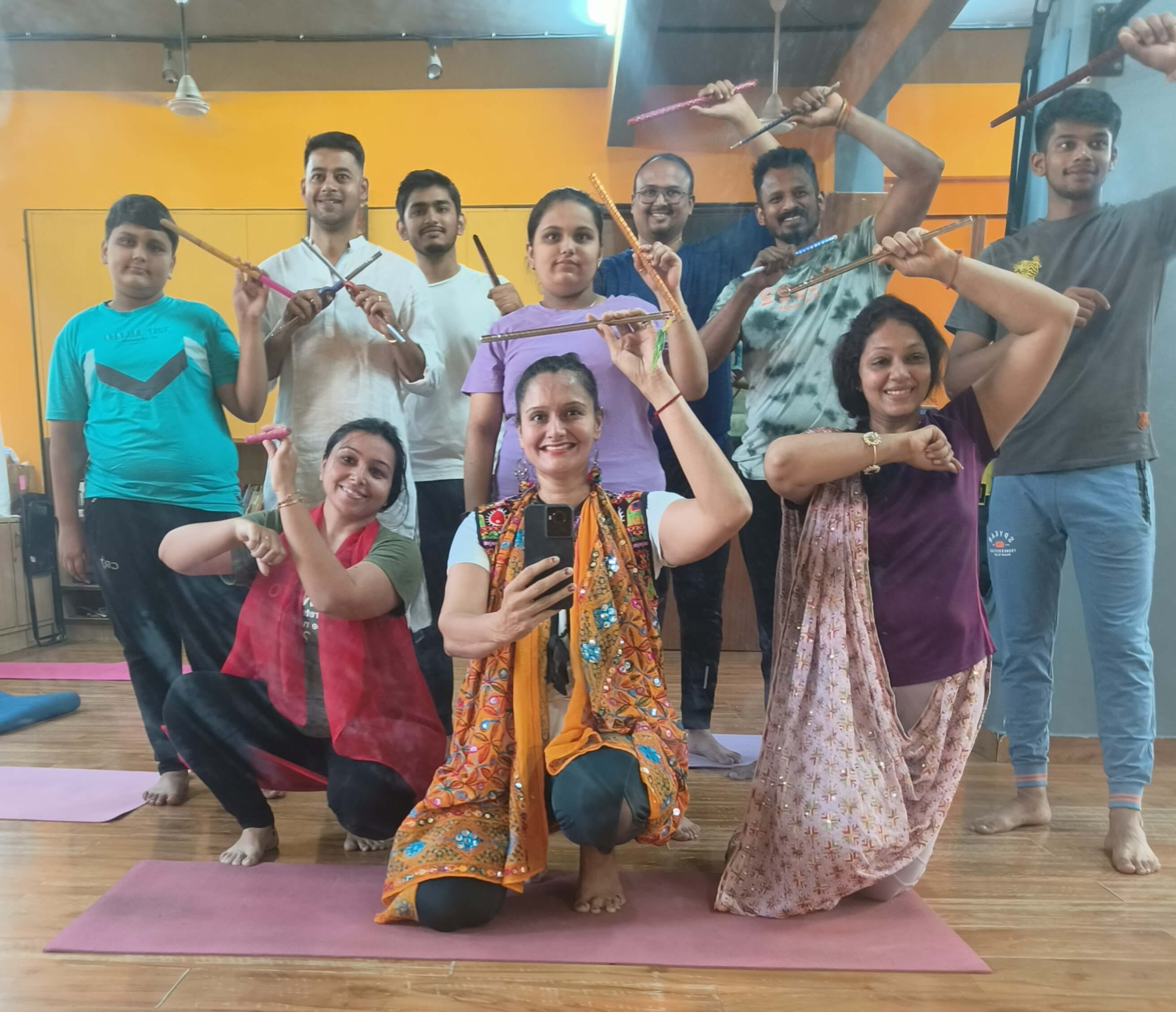 Dandiya /Garba Yoga - Flow and Glow: Unite Body and Spirit through ...